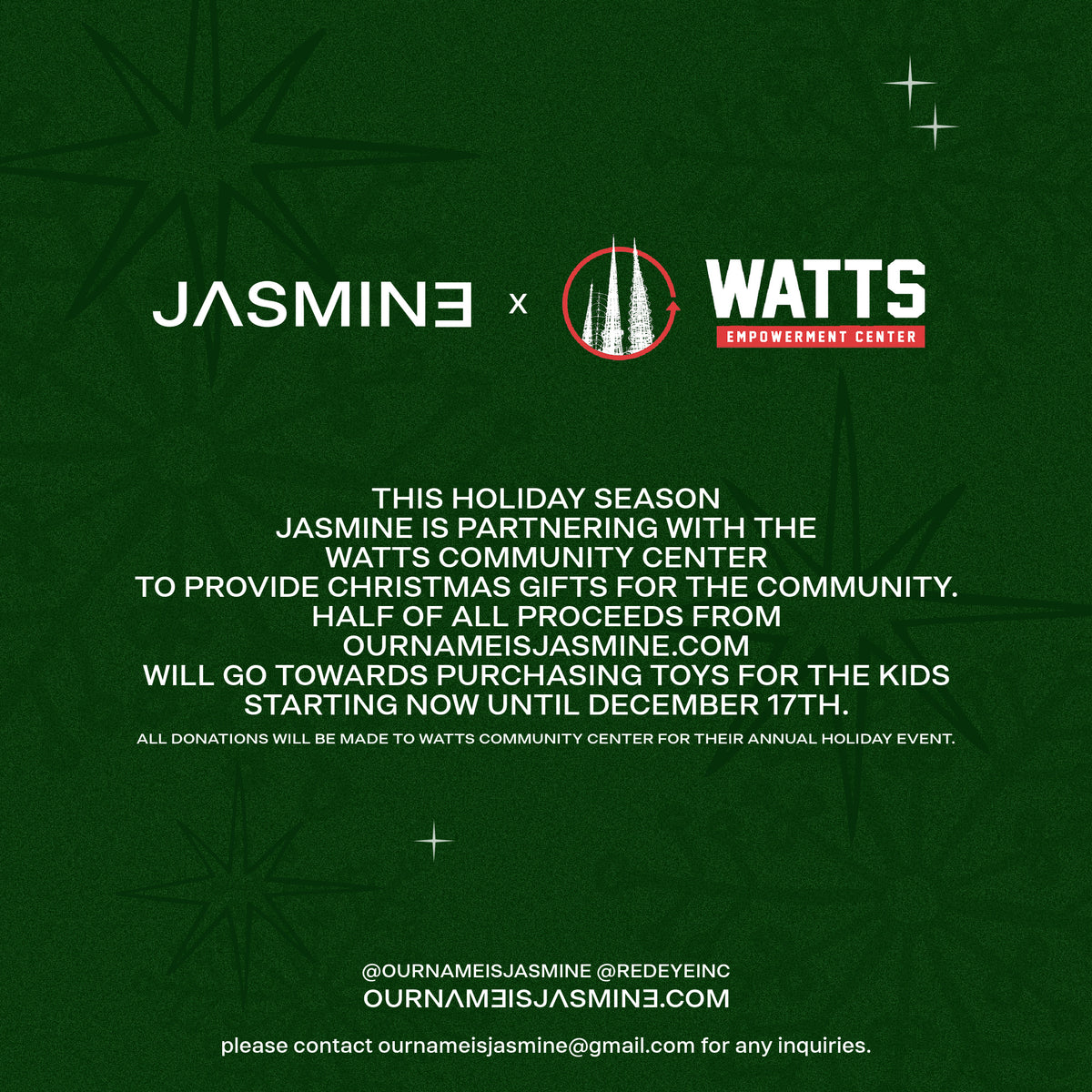 JASMINE x WATTS EMPOWERMENT CENTER | JΛSMINΞ